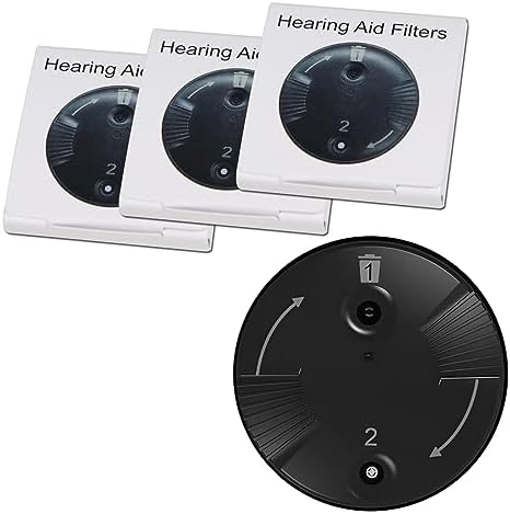 Amazon.com: Hearing Aids Ear Wax Guard Filters, Cerumen Filter Baffle ...