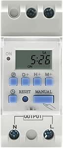 Amazon.com: 30A Rail 2 Wire Weekly 7 Days Programmable Digital TIME ...