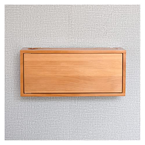 DUOWEI Wood Wireless WiFi Router Shelf, Wall Mounted Network - Want It All