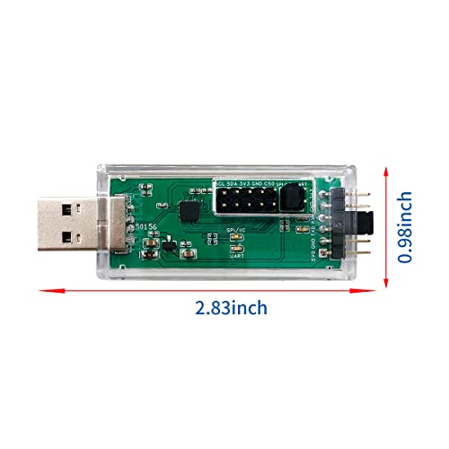 DSD TECH SH-U05A USB to SPI IIC I2C UART 3-IN-1 Adatper – BigaMart