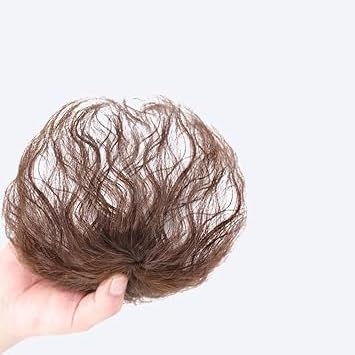Amazon.com : Qintreesify Light Brown Wig Pieces for Top of Head, Curly ...