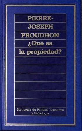Amazon.com: Que es la propiedad? (Historia del Pensamiento ...