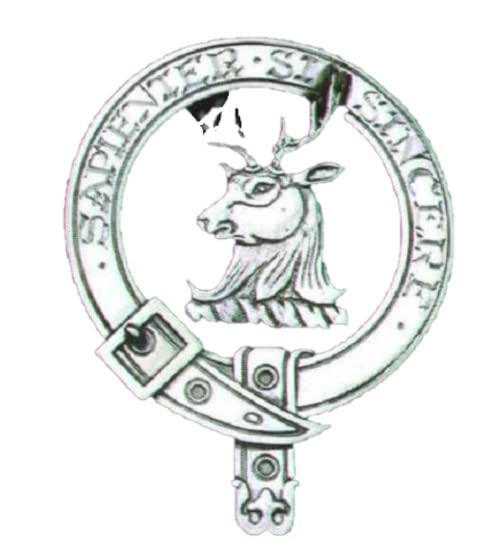 Amazon.com: MacGillivray Clan Crest Badge in Solid Sterling Silver ...