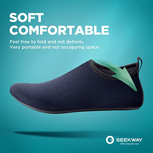 Snapklik.com : Water Shoes Quick-Dry Aqua Socks Barefoot Slip-on For Beach Pool Swim River Yoga ...