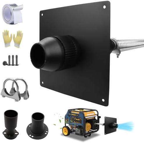 Zombiebox Universal Generator Exhaust Extension Silencer Kit with ...