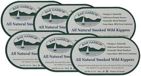 Amazon.com: Bar Harbor Wild Smoked Kippers 6.7 oz (Pack of 12 ...