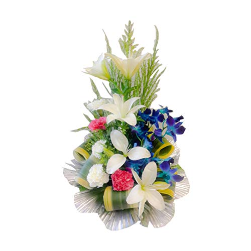 Mixed Flower Buke : Amazon.in: Home & Kitchen