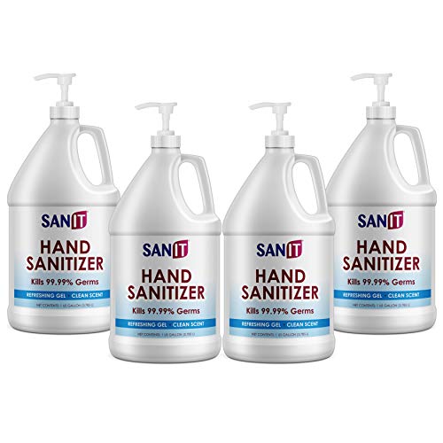 Sanit Moisturizing Hand Sanitizer Gel 70% Alcohol - Kills 99.99% Germs ...