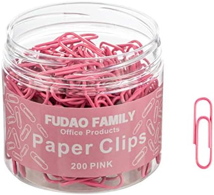 Amazon.com : Small Paper Clips, 1.1 Inch Paper Clip, 200 pcs Paperclips ...
