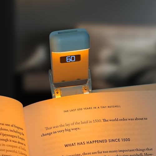 URAQT LED Rechargeable Bookmark Light, Clip on Book Light for Reading ...