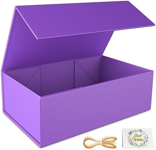Amazon.com: Hallmark Medium Gift Box with Lid and Shredded Paper Fill ...