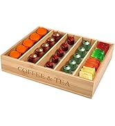 Amazon.com: Coffee Station Organizer with Small Removable Dividers ...