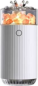 Amazon.com: Himalayan Crystal Salt Lamp Oil Diffuser,Ultrasonic ...