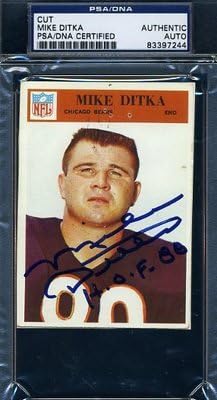 Mike Ditka Signed Certified Card Photo Autograph - PSA/DNA Certified ...