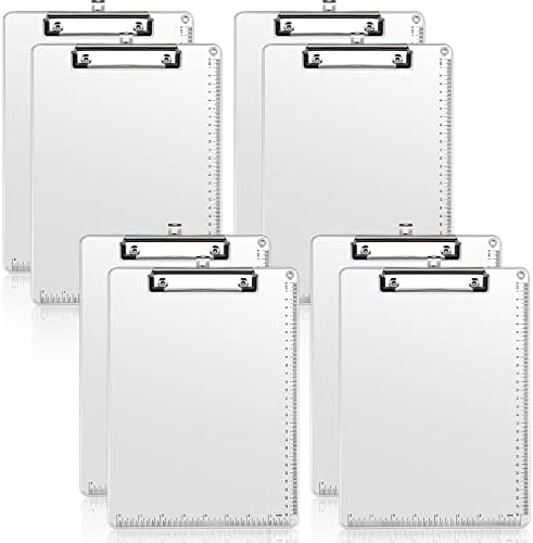 Amazon.com : Henoyso 8 Pieces Metal Clipboard Bulk Heavy Duty Aluminum ...