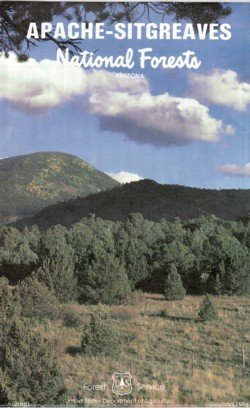 Amazon.com: Apache Sitgreaves National Forest Map - Paper: Sports ...
