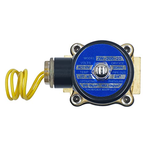 3/4" Electric Solenoid Valve AC 110V Humidifier for Normally Closed Air ...