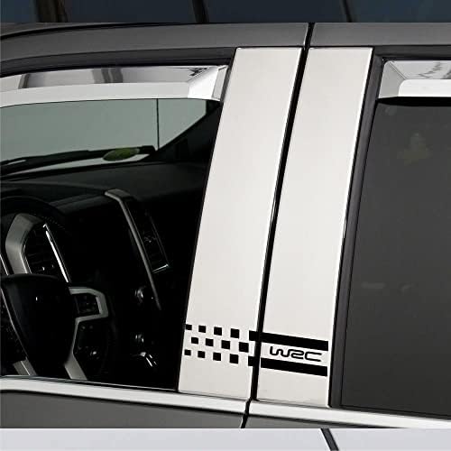ISEE 360® Car Door Pillar Stickers Vinyl Die Cut Car Side Decal Stripes ...
