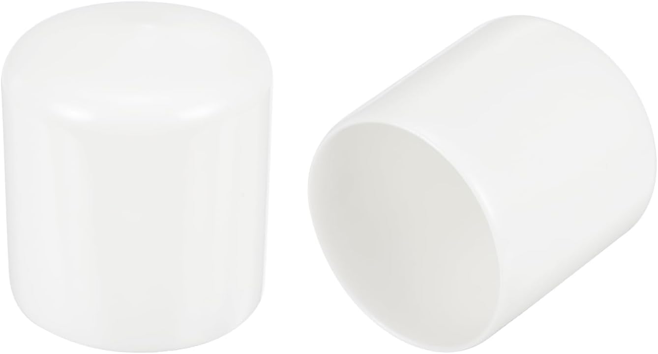 uxcell 4pcs 44mm(1 3/4") Rubber End Caps, Round Vinyl Plug Insert ...