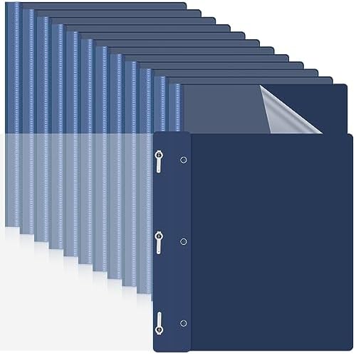 Amazon.com : Teling 150 Pcs Plastic Report Covers with 3 Prong Clear ...