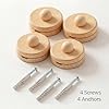 LULUTION Tapestry Wall Hangers Clips 4 Pack - Quilt Hanger for Wall for ...