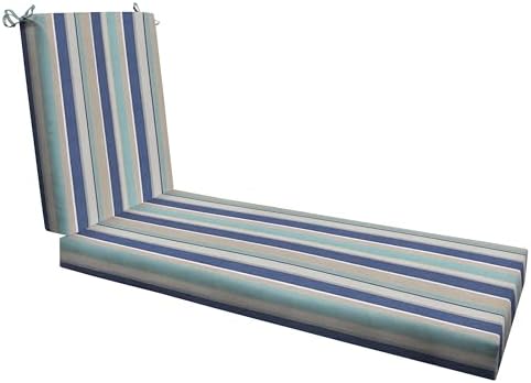 Amazon.com: Honeycomb Outdoor Chaise Lounge Cushion for Patio Furniture ...