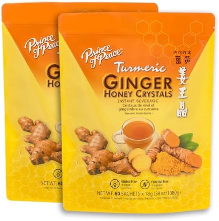 Amazon.com : Prince of Peace Instant Ginger Honey Crystals, Twin Packs ...