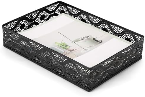 Amazon.com : AZFUNN Desk Tray Organizer Mesh File Basket, Office Drawer ...