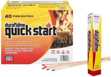Amazon.com: Duraflame Quick Start Firelighters – Easy, Fast-Starting ...