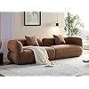 Amazon.com: HAMORESPACE 110''Modern Curved Sectional Sofa, Bread Shape ...