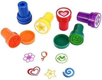 Amazon.com: Stamps for Kids, LUCKYBIRD S1118 Best Self Inking Plastic ...