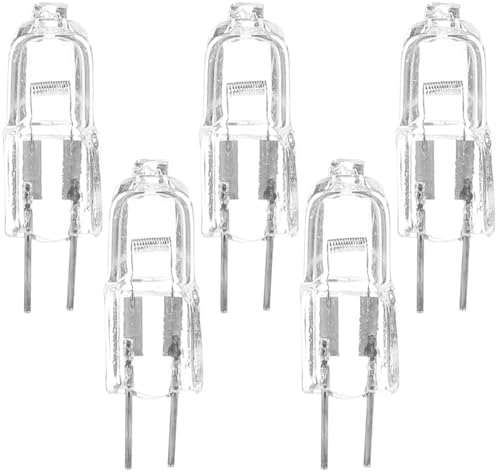 iplusmile Halogen Light Bulbs, 5 Pack G4 Led Bulb 2 Pin 12V 50W Bi-Pin ...