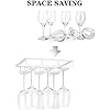 Amazon.com: FOMANSH Wine Glass Rack - Under Cabinet Stemware Wine Glass ...