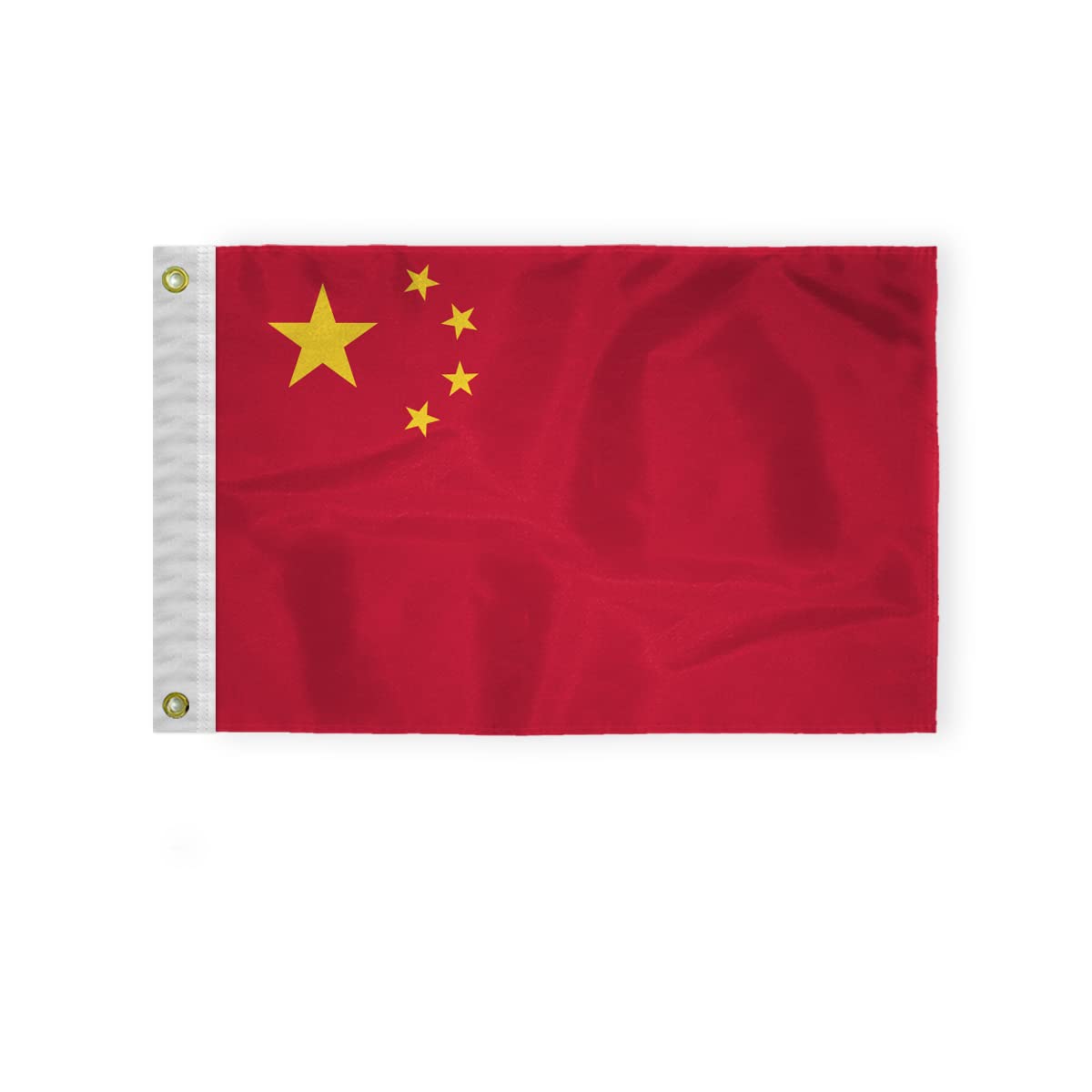 Amazon.com: AGAS China Boat Flag - 12x18 inch - Printed Single Sided on ...