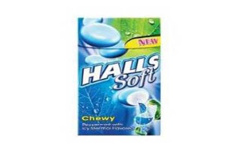Halls Soft Chewy Candy Peppermint with ICY Menthol, 24g : Amazon.in ...