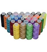Amazon.com: 72Pcs 36 Colors Prewound Bobbins and Thread Spools for Hand ...