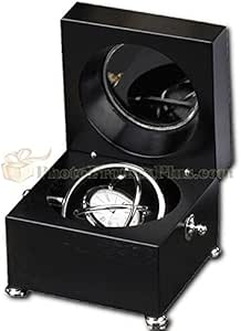 Gyroscopic Clock in Ebony Wood Box : Amazon.co.uk: Home & Kitchen