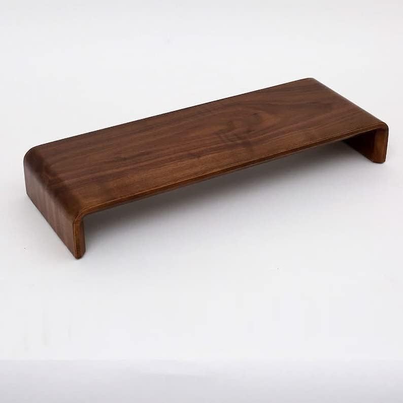 Amazon.com: Monitor Stand made of Solid Wood - Monitor Riser - Dual ...