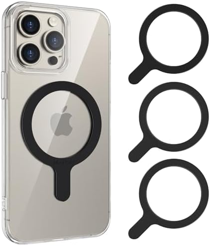 Amazon.com: 2 Pack Magnetic Sticker Ring, Universal Magnetic Adapter ...