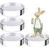 Amazon.com: Barydat 4 Pack Acrylic Round Display Blocks Clear Polished ...