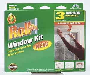 Draft Duster 00-09143 Roll-on Window Kit 62" X 120" - Weatherproofing ...