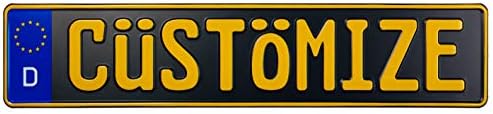 Amazon.com: Custom German License Plate (Custom Plate) : Automotive
