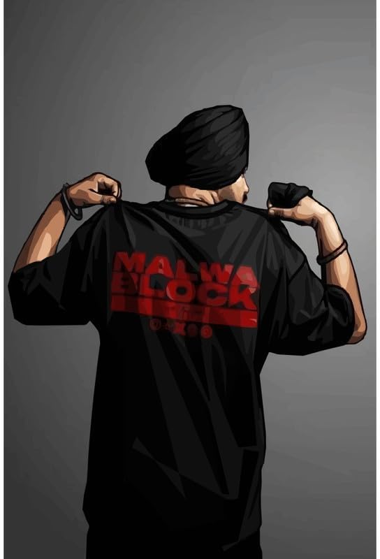 POSTER WALLAH Sidhu Moosewala Poster for Home Office and Student Room ...