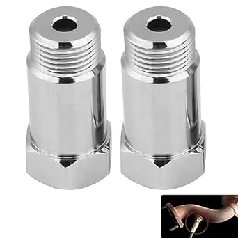 Xspring O2 Sensor Spacer, 2 Pcs Universal 45 mm M18*1.5 Check Engine ...