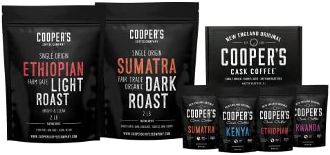 Amazon.com : Gourmet Coffee Sampler Gift Box Set - 4 Bags 1Lb Total ...