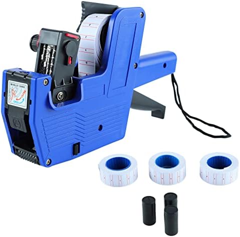 Price Gun 8 Digit Price Labels Printer Price Tags Labels Machine with 3 ...