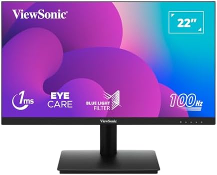 VIEWSONIC 21.5" VA220-H FULLHD 1MS 100HZ HDMI VGA SUPERCLEAR 3 KENAR ...
