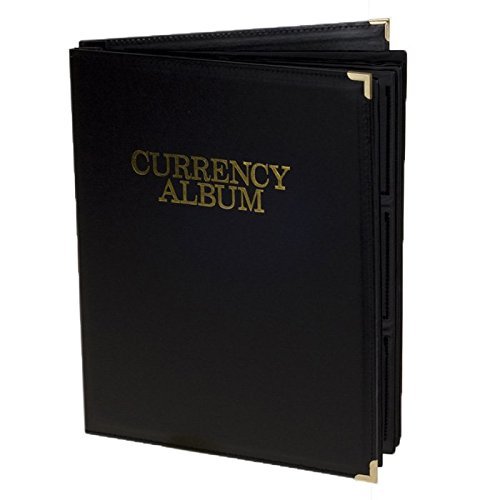 Banknotes Album Small Currency 96 Notes Black Leatherette Deluxe banknotes-album-small-currency-96-notes-black-leatherette-deluxe