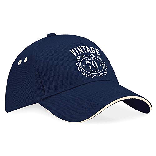 Amazon.com: 70th Birthday Hat Baseball Cap Gift 70 Keepsake for Men ...