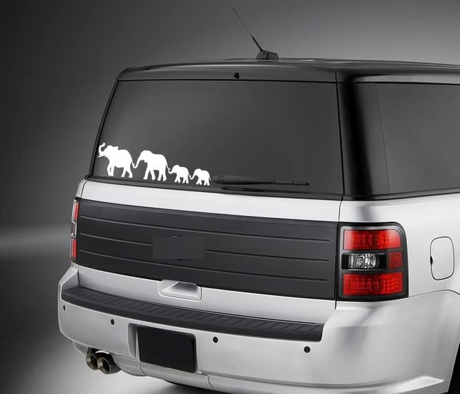 LYOMAN® Elephant Family Decal Elephant On Board Car Decal Elephant Car ...